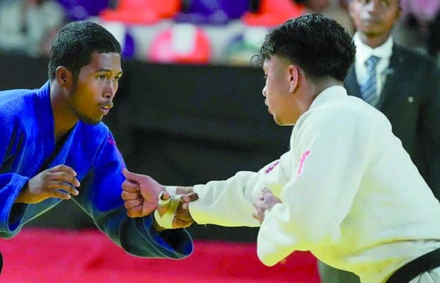 Quelle est l'évolution de la construction du dojo national de judo