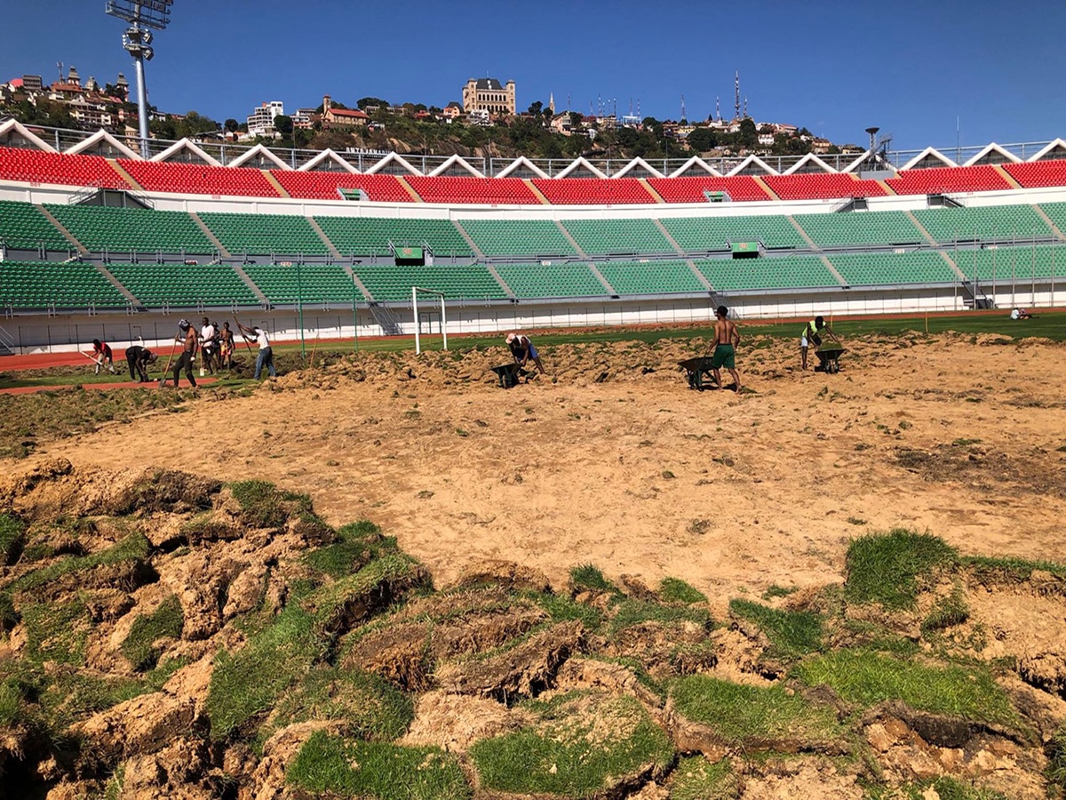 Stade Barea en cours de remise aux normes pour l'homologation
